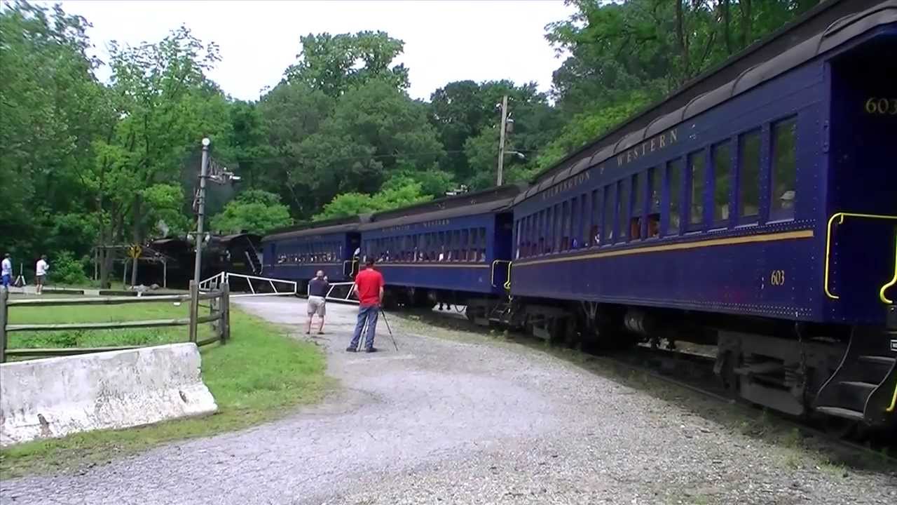 Wilmington & Western Railroad - Pufferbelly Day 2013 - YouTube