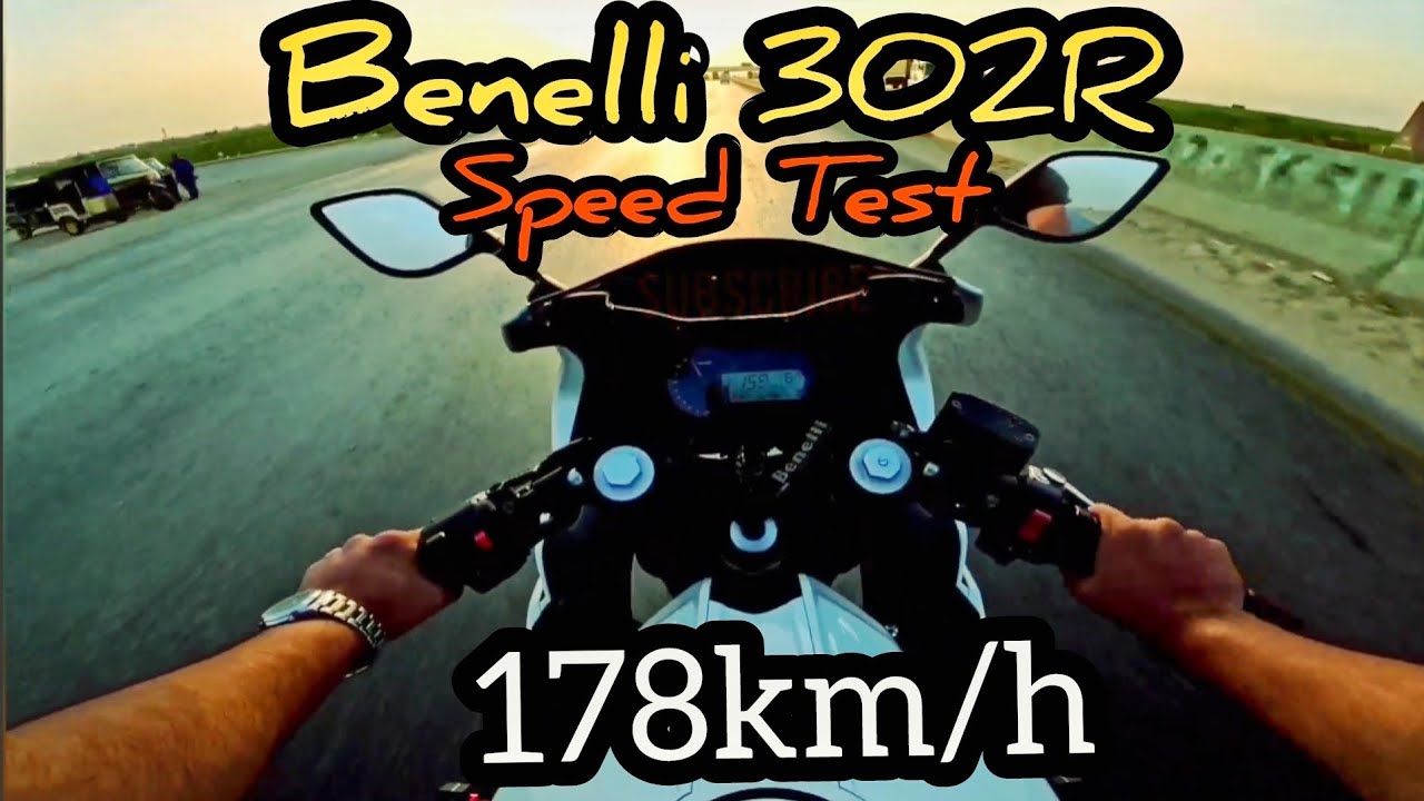 Speed Test | Benelli 302R | 178km/h - YouTube
