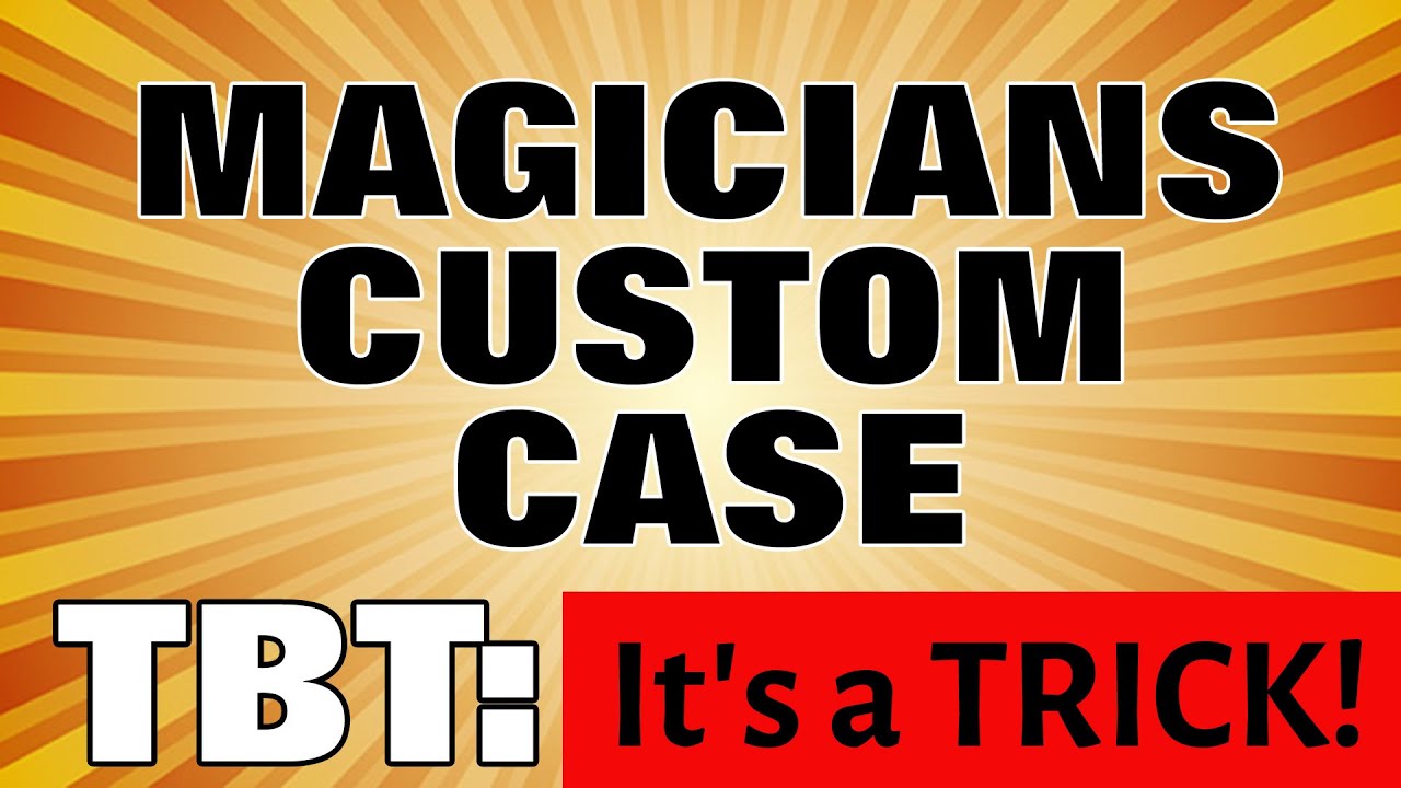 Magicians Custom Closeup Case - Made Just For You By You - MagicTricks ...