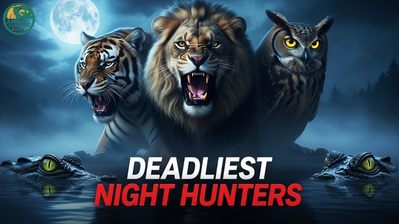 Top 10 Most Terrifying Night Predators - YouTube
