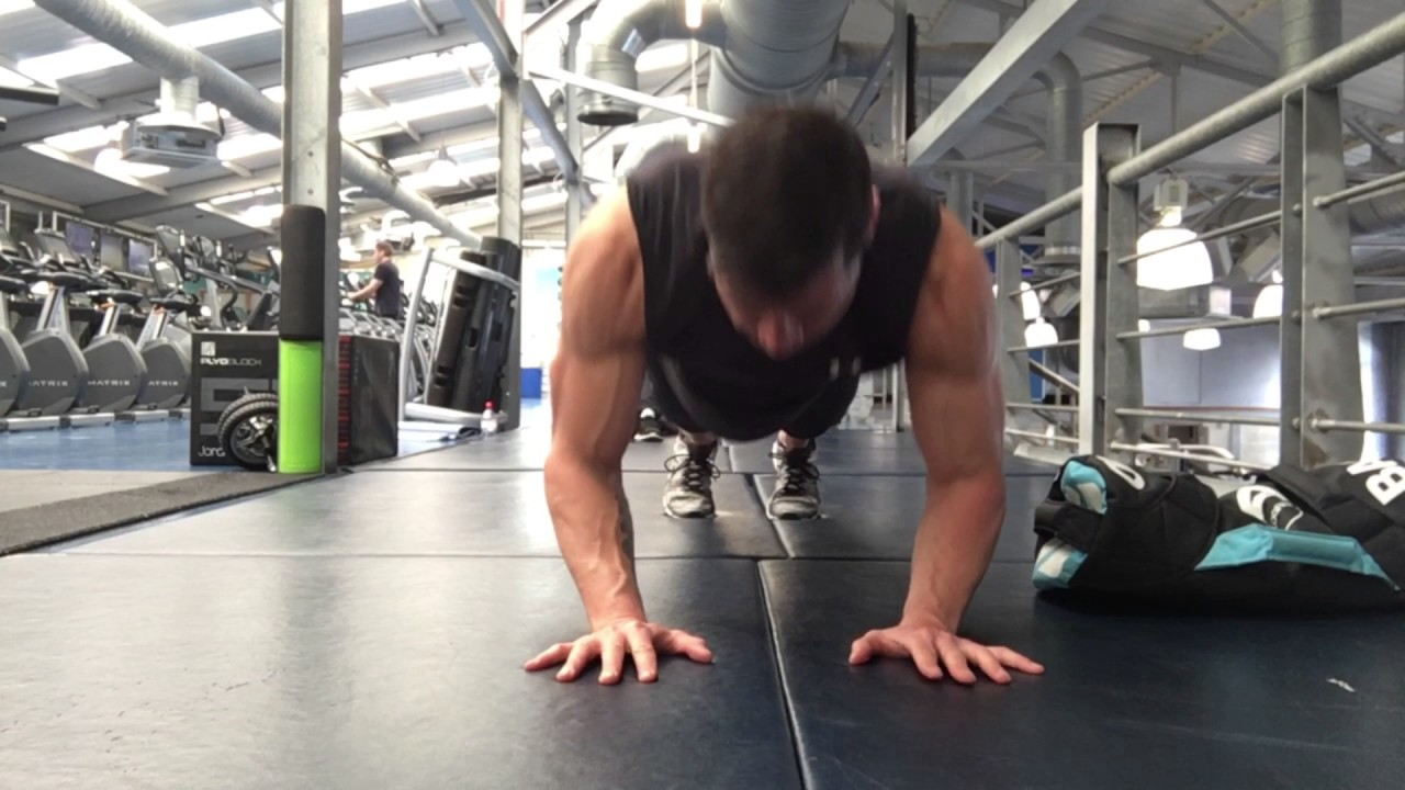 Plank-PushUp-Pull Through - YouTube
