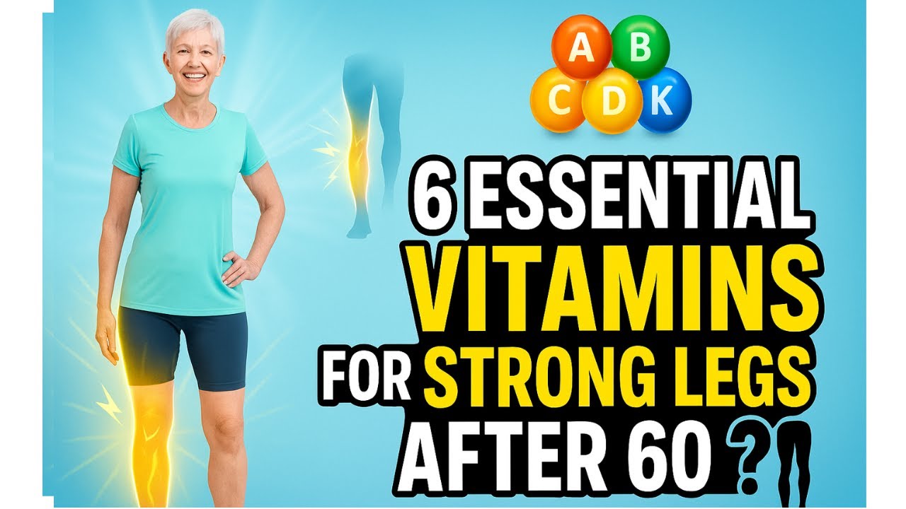 6 Essential Vitamins for Strong Legs After 60 – Stay Active and ...