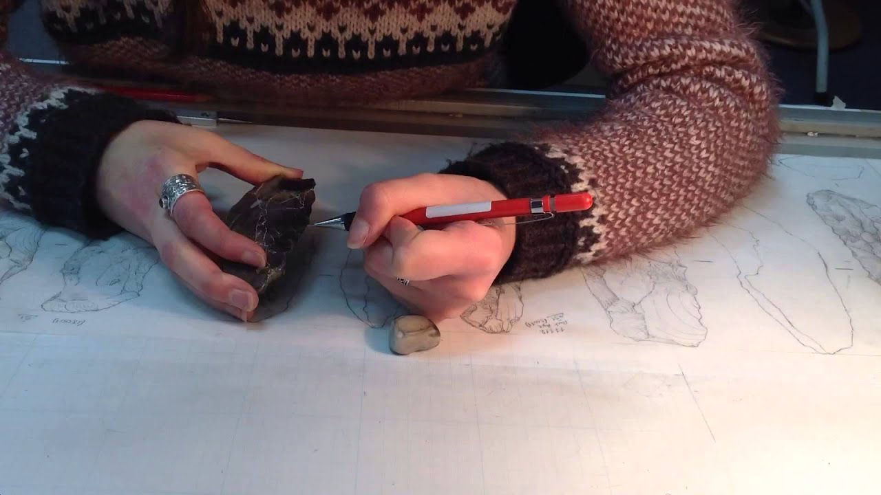 Flint drawing time lapse - YouTube