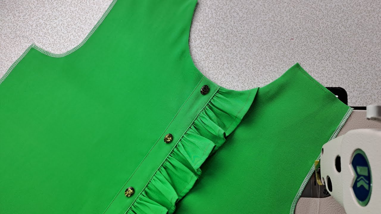 Ruffle placket: with these sewing idea you will find the easy way to ...