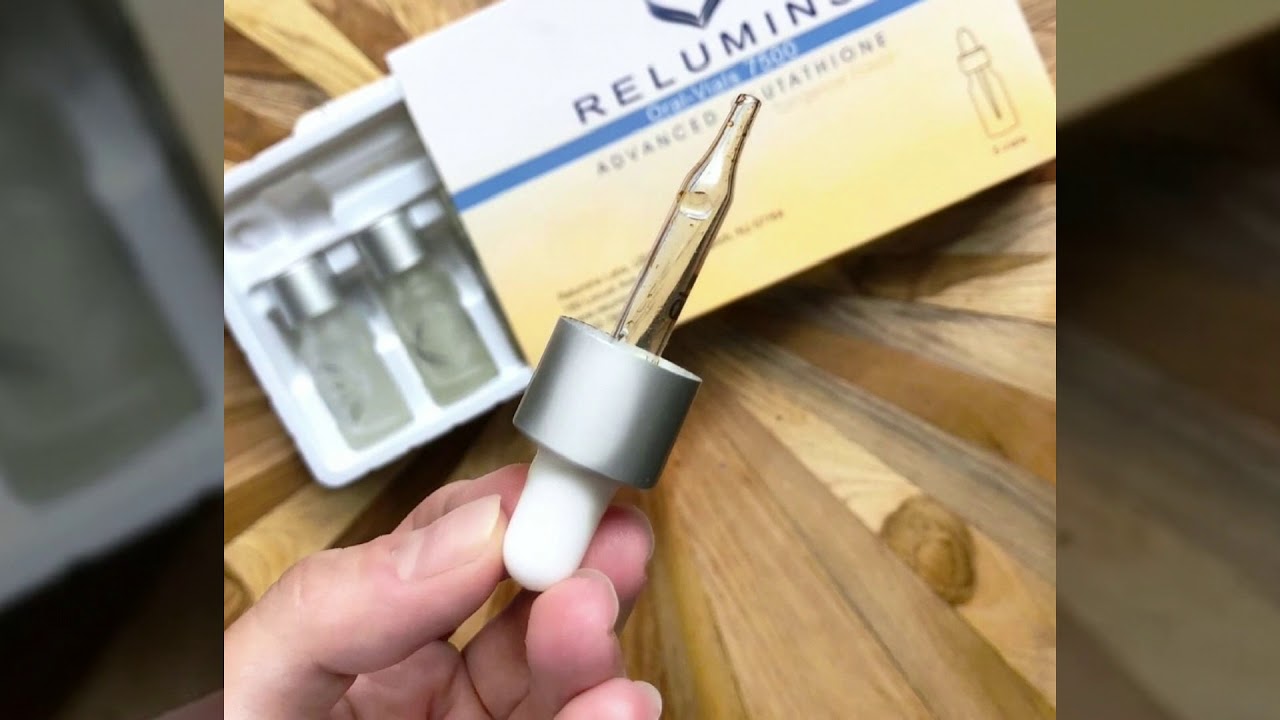 Relumins 1500 mg each Vial 5 and 10 Sessions Oral - YouTube