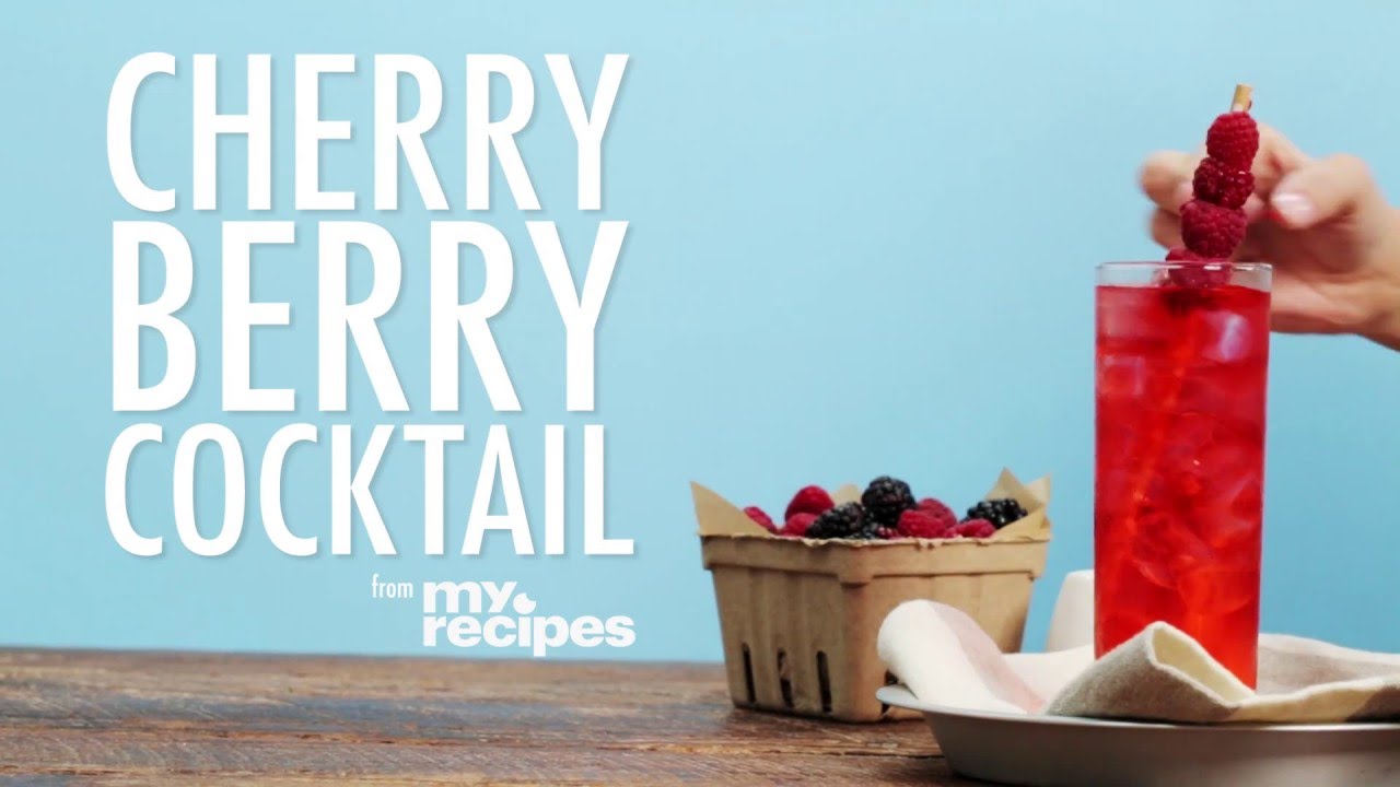 How to Make a Cherry Berry Cocktail | MyRecipes - YouTube