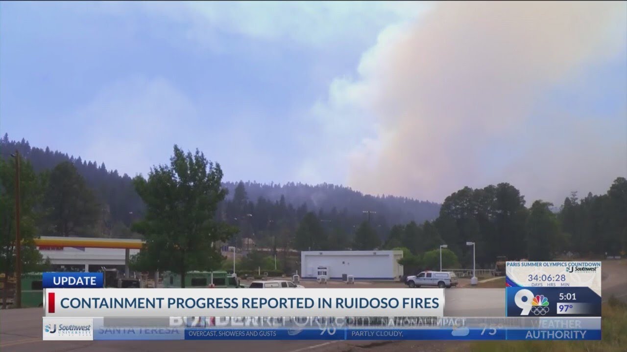 Containment progress reported in Ruidoso fires - YouTube