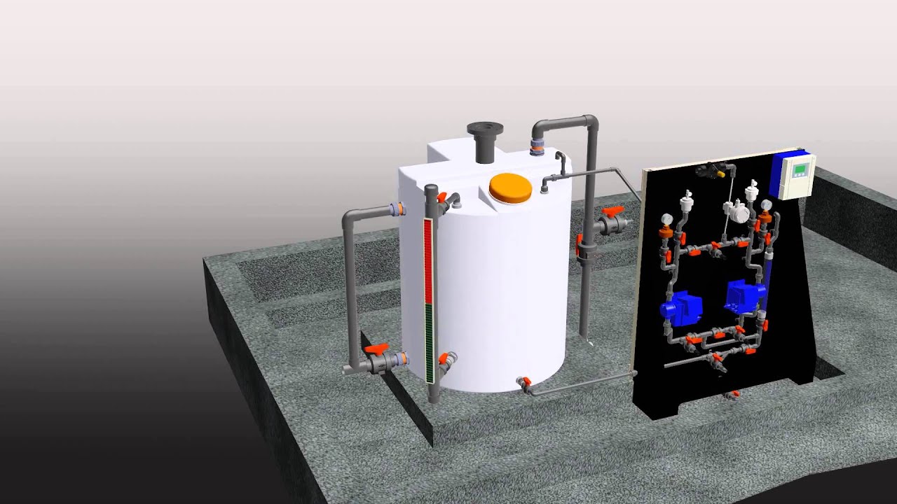 3D Model - Dioxide Pacific - Chemical Dosing System - Sodium ...