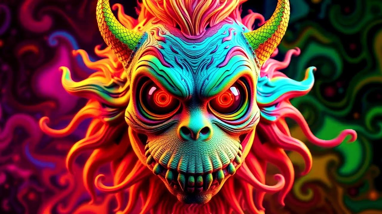 Gothic Psychedelic Visual Trance - Devil Edition | #psychedelictrance # ...