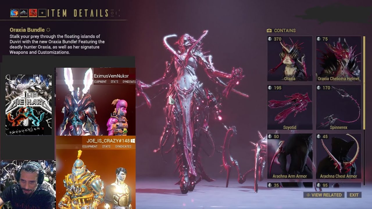 Warframe Ep. 671: The Isleweaver update - Farm Oraxia, new weapons ...