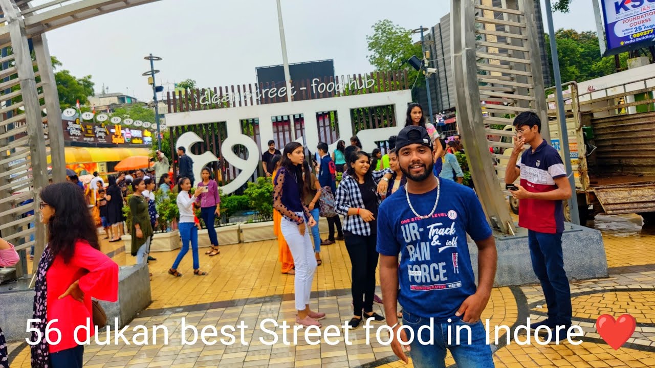 must visit 56 dukan in Indore best Street food ️😍 - YouTube