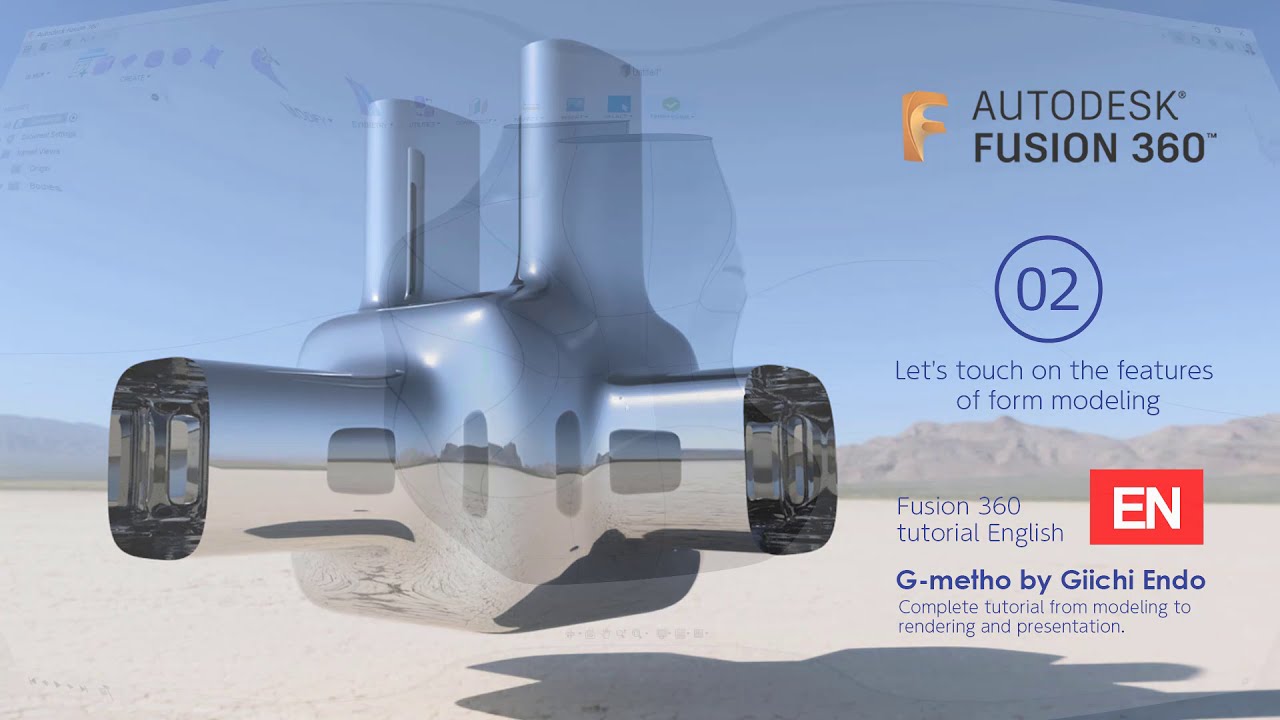 FUSION360 Tutorial G-Method Vol.02 in English】 - YouTube