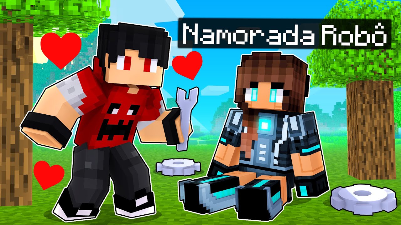 Fiz Uma Namorada RobÔ No Minecraft Youtube