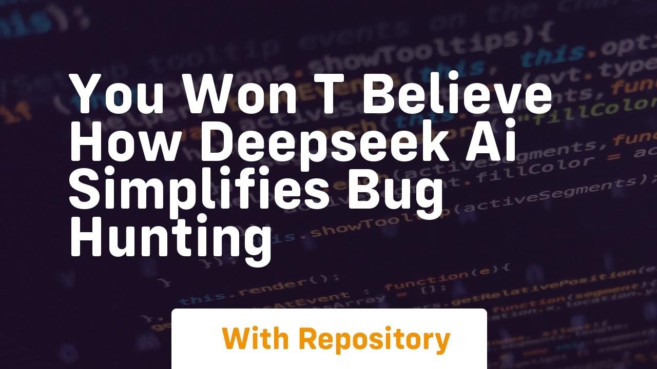 You won t believe how deepseek ai simplifies bug hunting - YouTube