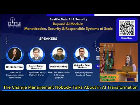 Beyond AI Models: Change Management in AI, Robin Sutara - AI Enablement Leader, Databricks