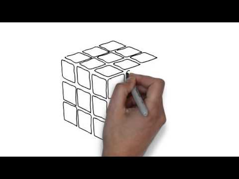 How To Draw: A Rubiks Cube - YouTube