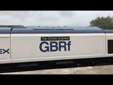 Unveiling The CEMEX Express Locomotive - YouTube