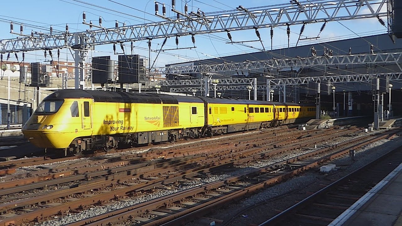 Network Rail New Measurement HST arrives at London Euston (31/1/18 ...