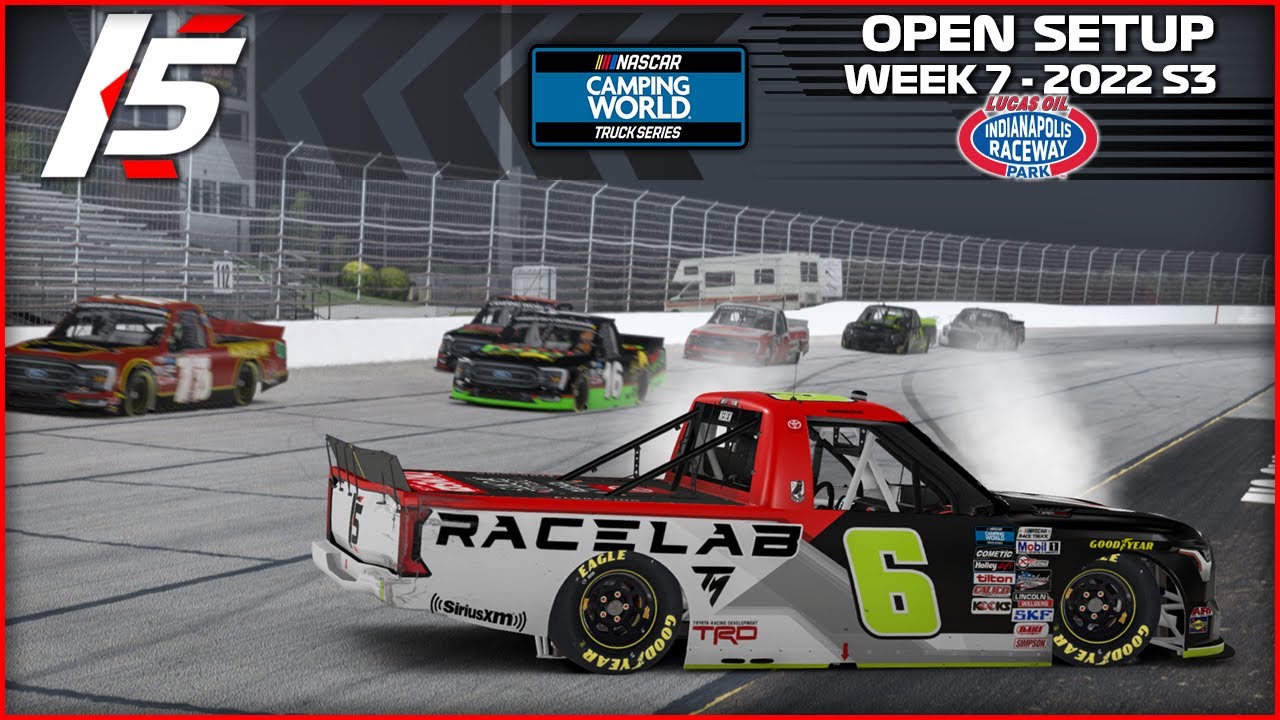Truck Series - Indianapolis Raceway Park - iRacing NASCAR - YouTube