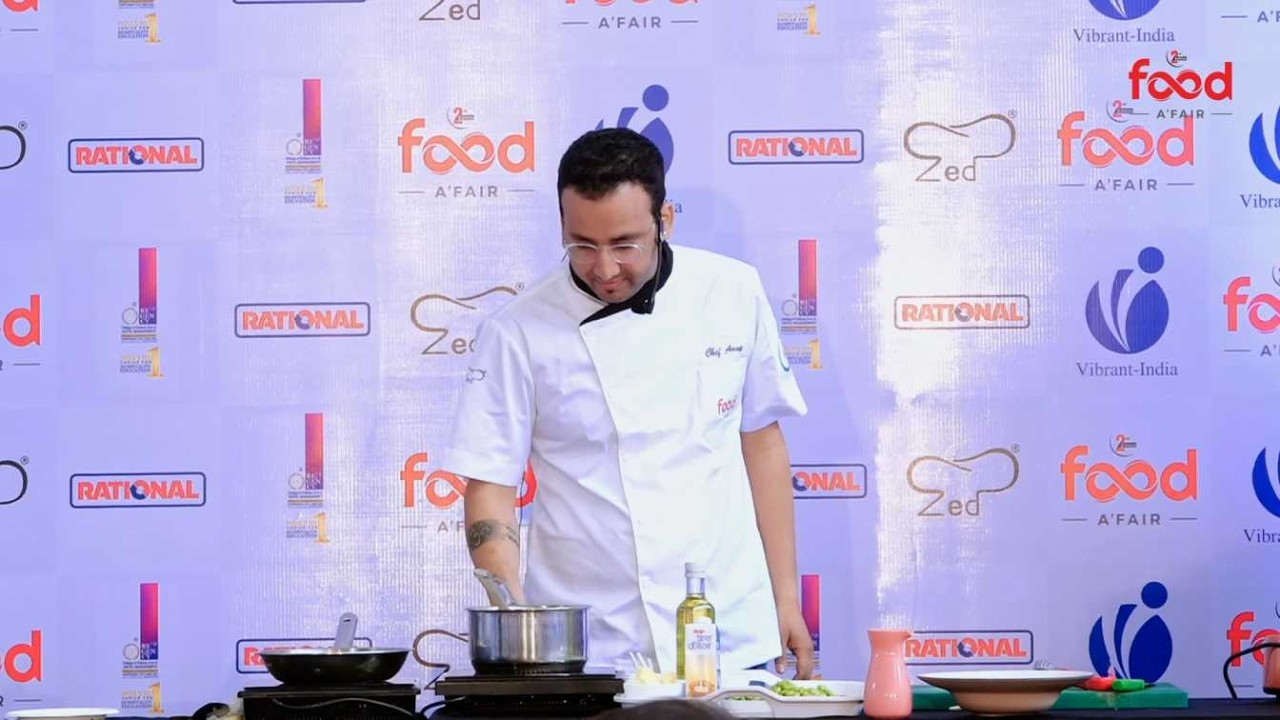 Chef Anup Mingwal | Live Cooking Moments at FoodaFair | #foodexpo - YouTube