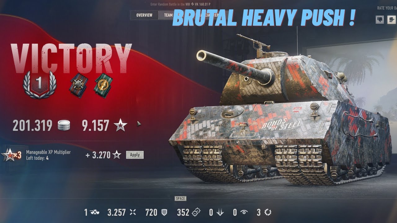 VK 168.01 (P) – Desert Hunter on Sand River | World of Tanks - YouTube