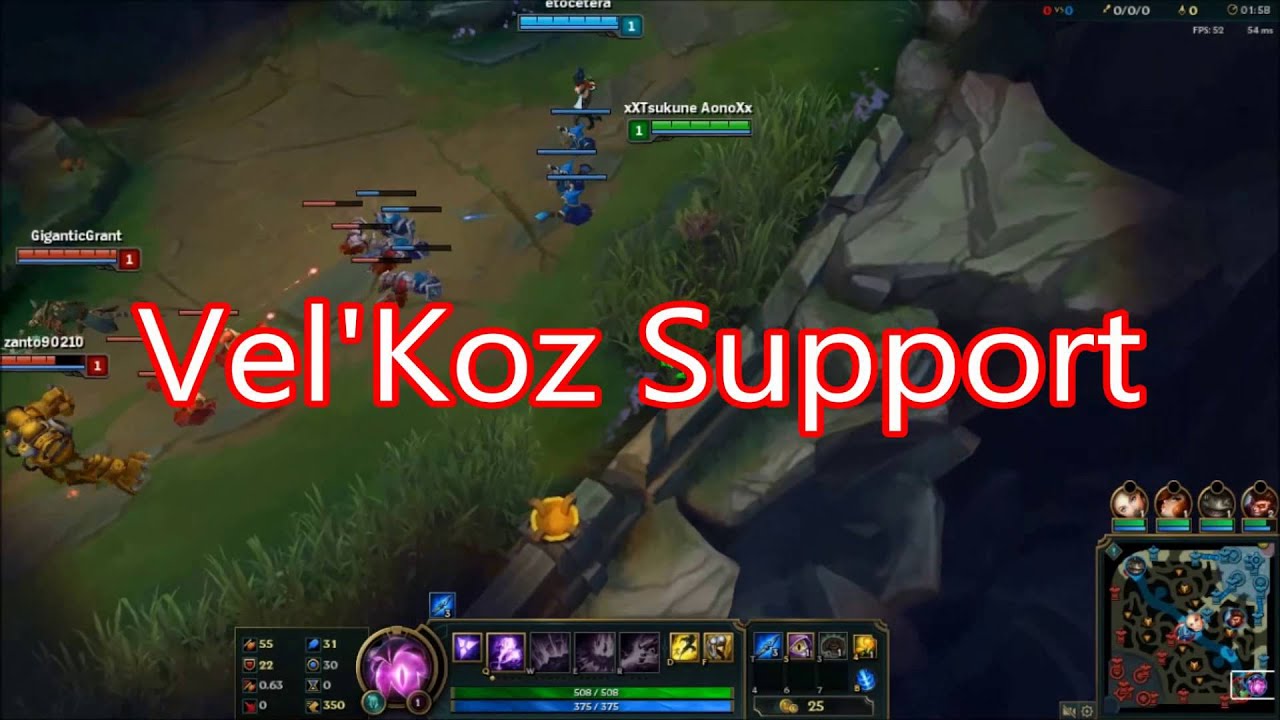Support Vel'Koz (League Of Legends Season 6) - YouTube
