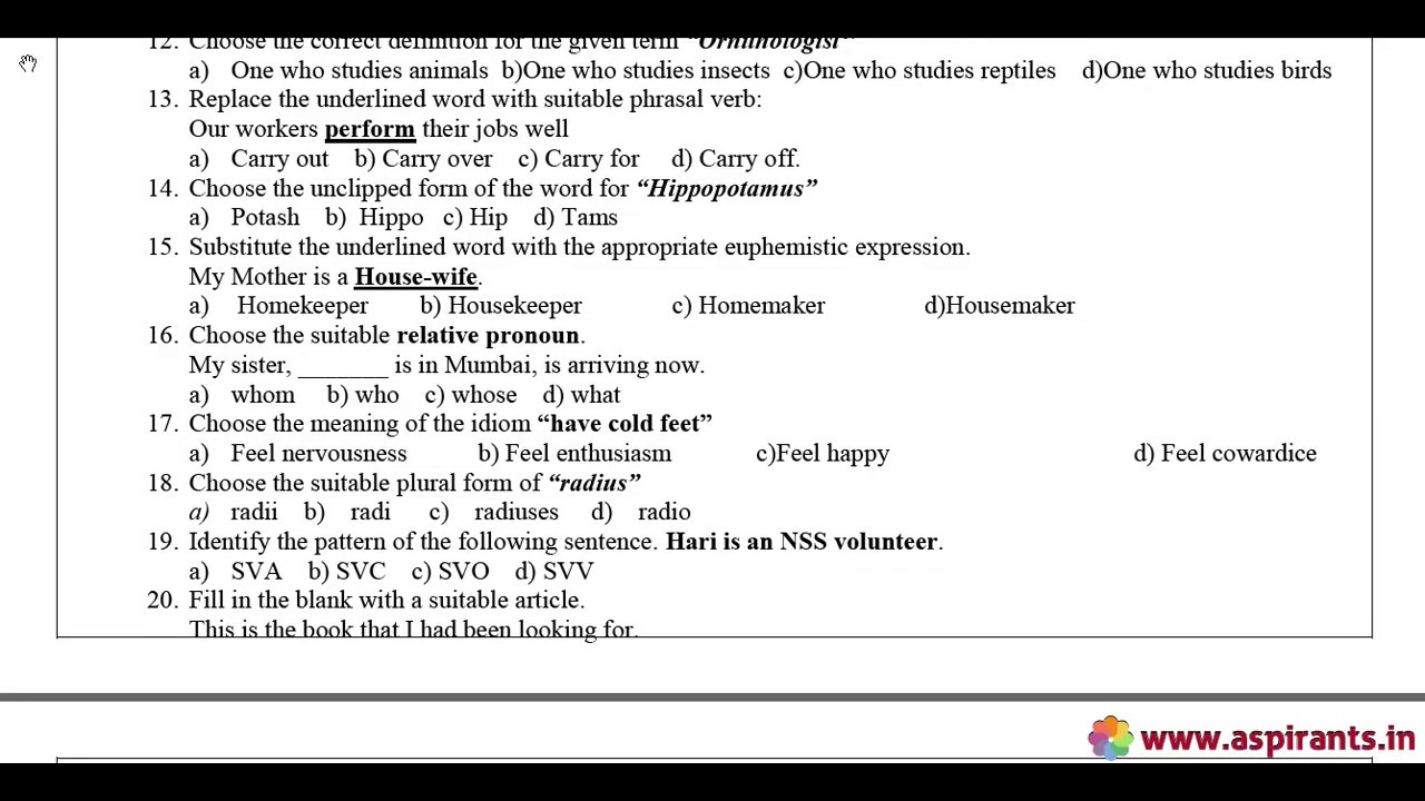 11th English Half Yearly Exam Model Question Paper 2019-20 | Team ...