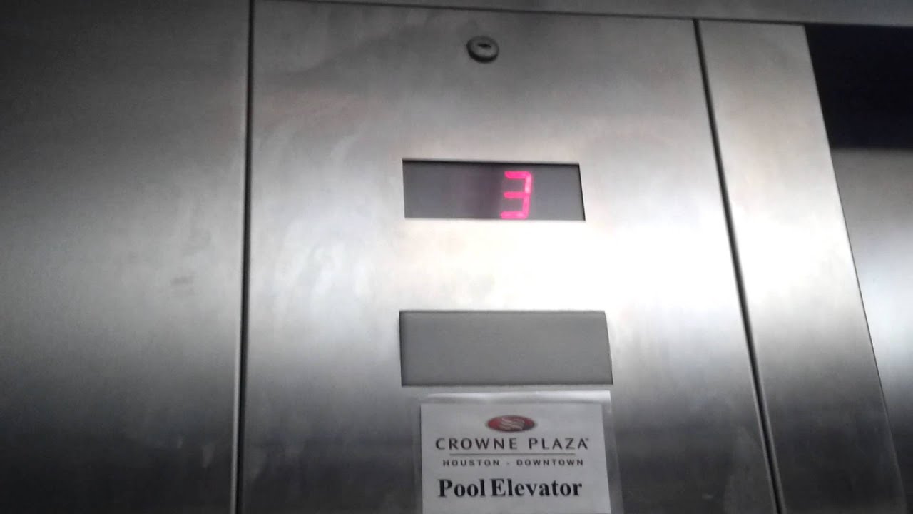 Kone KSS 220 Hydraulic Pool Elevator at Crowne Plaza Hotel in Downtown ...