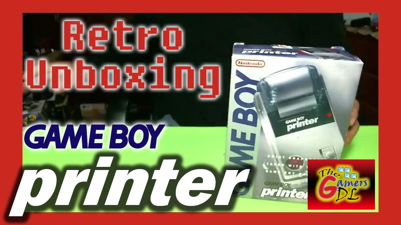 Unboxing Nintendo Game Boy Printer - YouTube