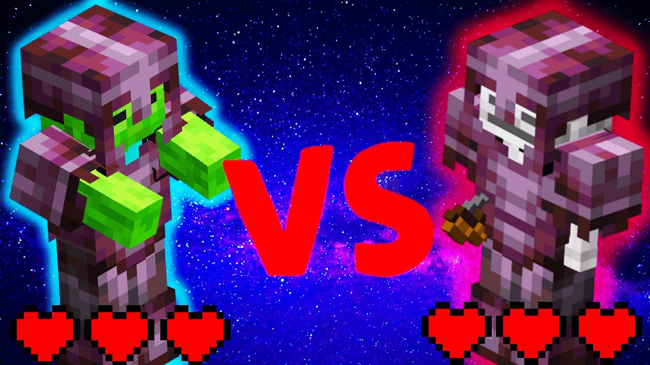 Skeleton in netherite armor vs Zombie in netherite armor - YouTube