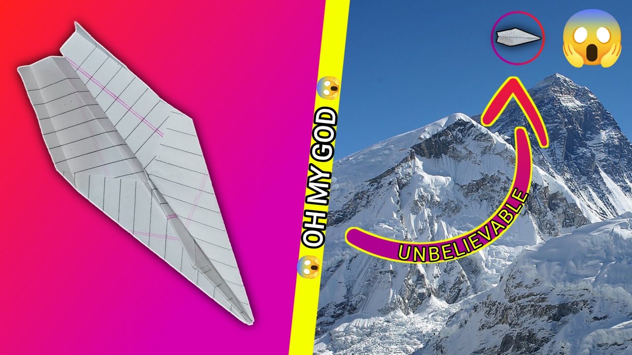 How to Make an Easy Jet Paper Airplane that Flies REALLY Far — Starshot ...
