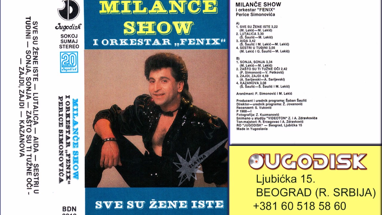 Milance Show - Lutalica - (Audio 1988) - YouTube