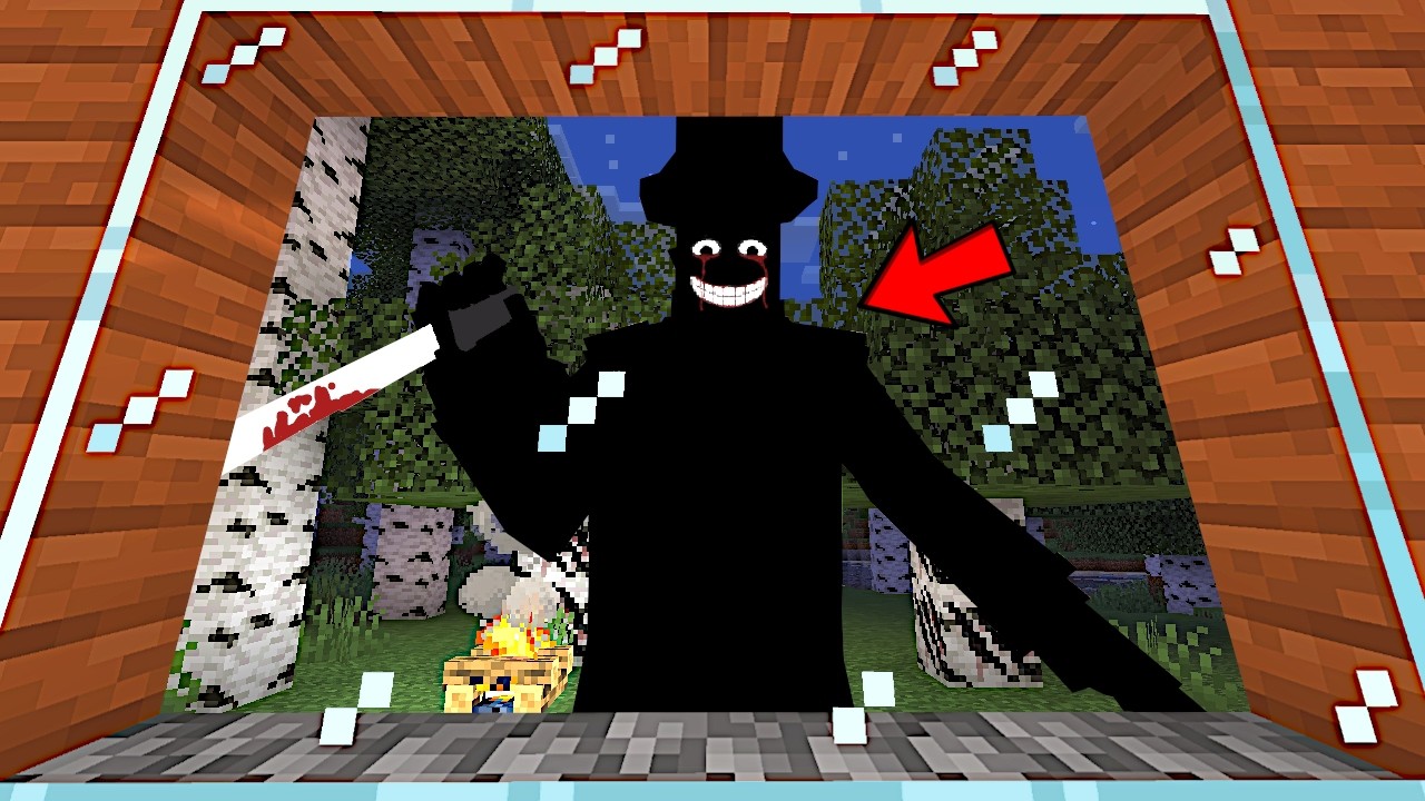 El Hatman No Te Dejara Dormir En Tu Mundo De Minecraft / The Man From The Shadows... Mundo ...