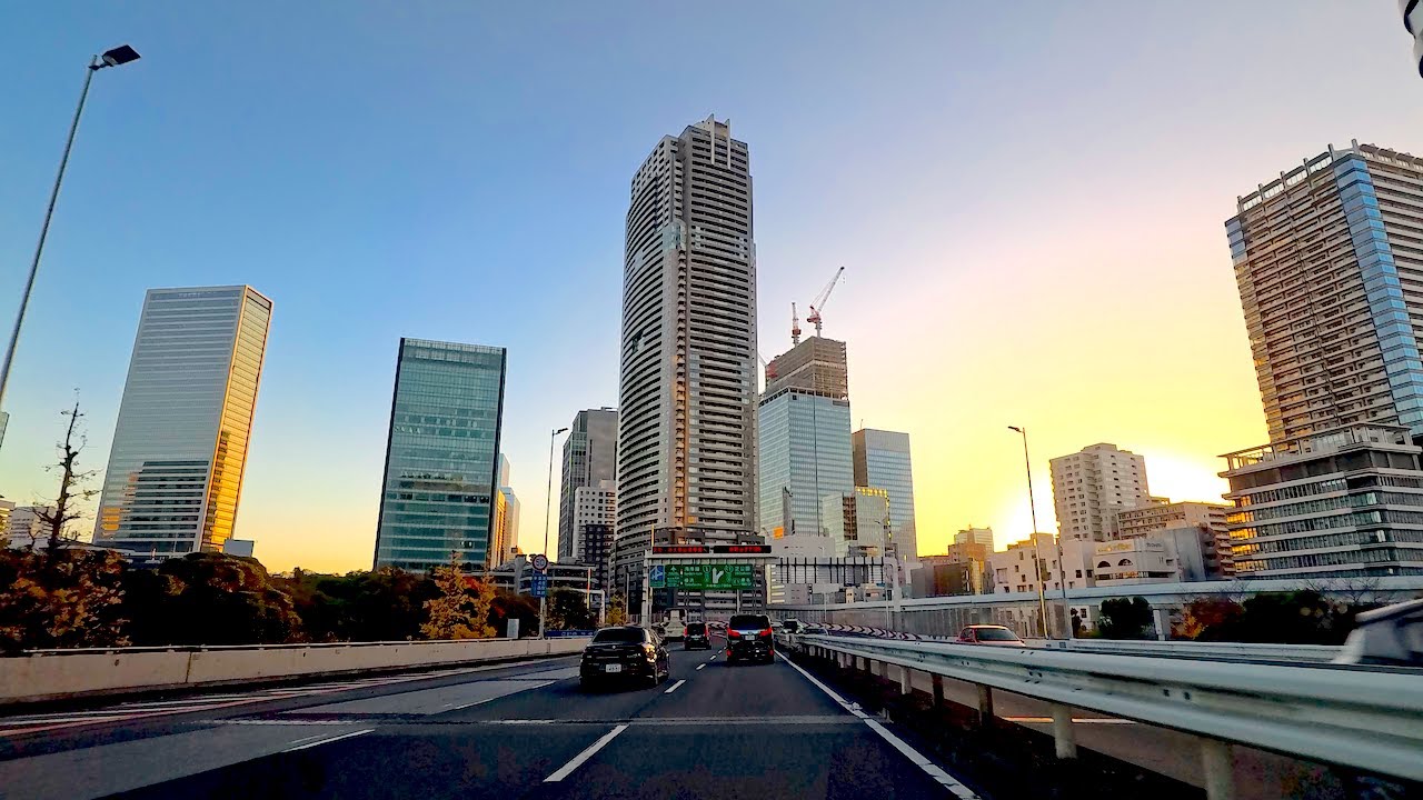 【Tokyo Sunset Drive】 C1 Outer Loop Magic Hour × Lexus UX250h F SPORT ...