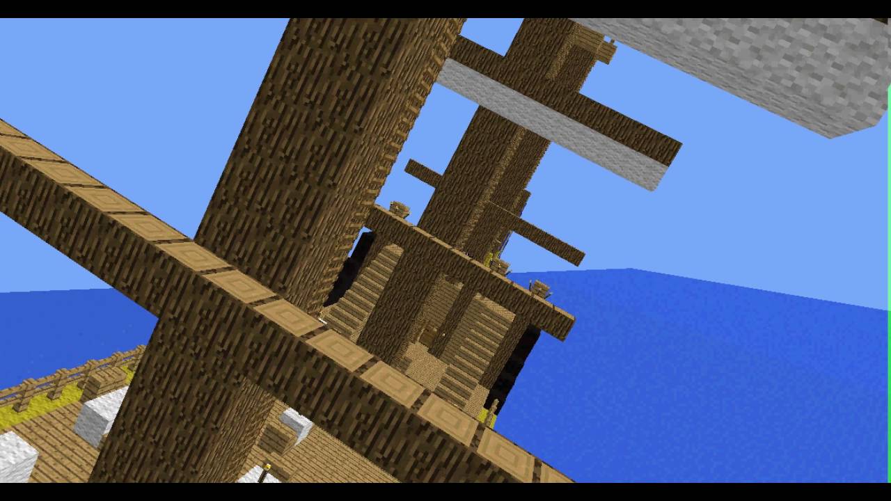 Minecraft animation : Sinking ship - YouTube