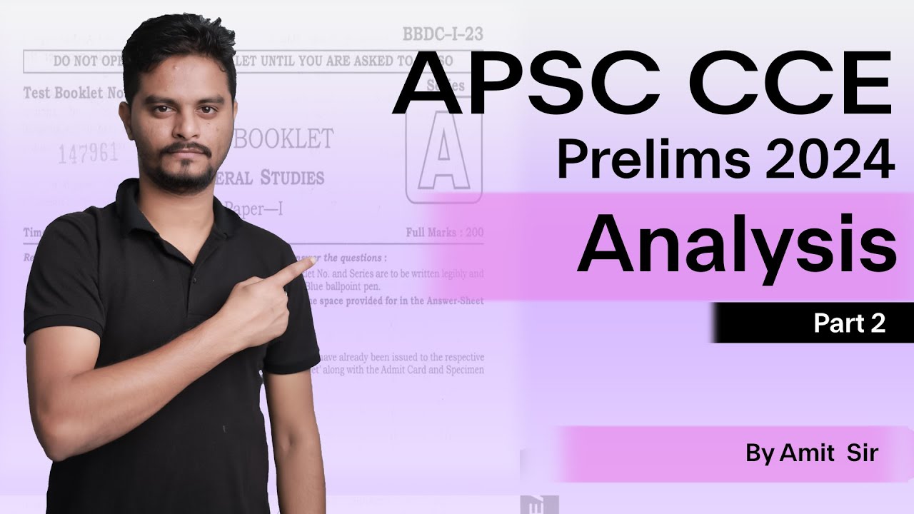 APSC CCE-2024 Question Paper Analysis (Part 2) | Competition Care- Best ...