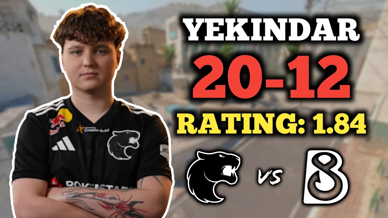 CS2 DEMO | YEKINDAR (20-12) FURIA vs B8 (DUST2) | BLAST AUSTIN MAJOR ...