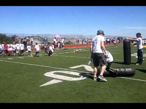 Aiden football camp 2012 - YouTube