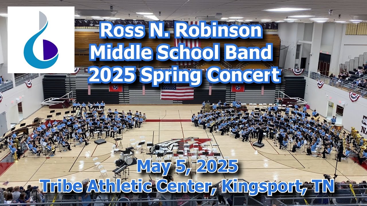 Ross N. Robinson Middle School Band 2025 Spring Concert - YouTube