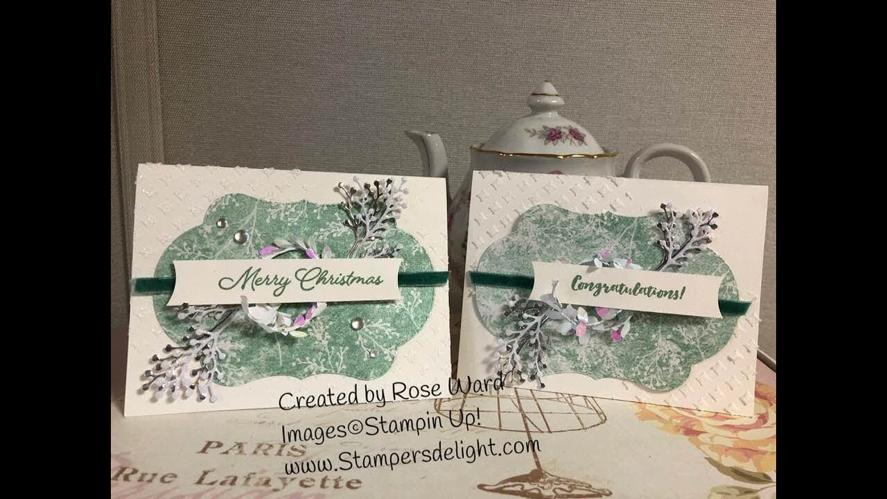 First Frost Frosted Floral Bundle - YouTube