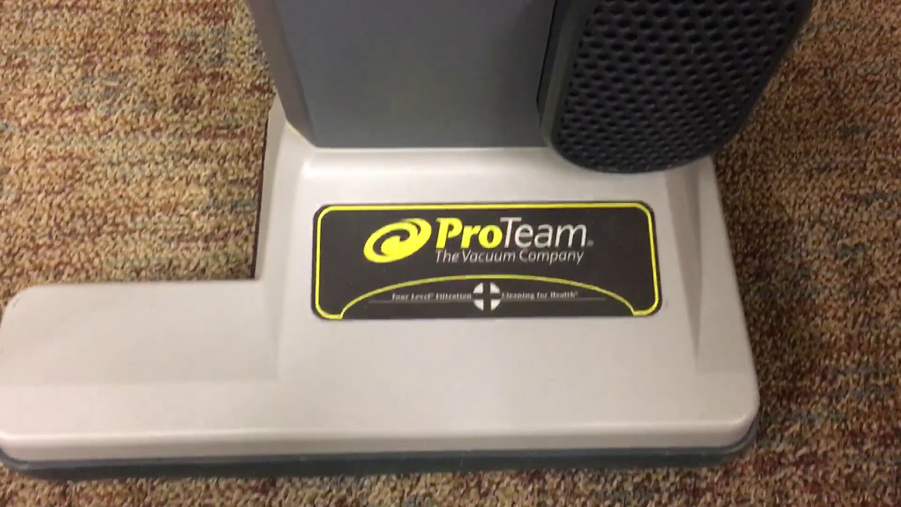 ProTeam Proforce dual motor upright vacuum - YouTube
