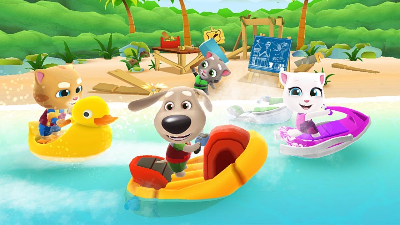 Mèo Tom Đua Thuyền Cano Siêu Tốc #1 – Talking Tom Jetski 2 - YouTube