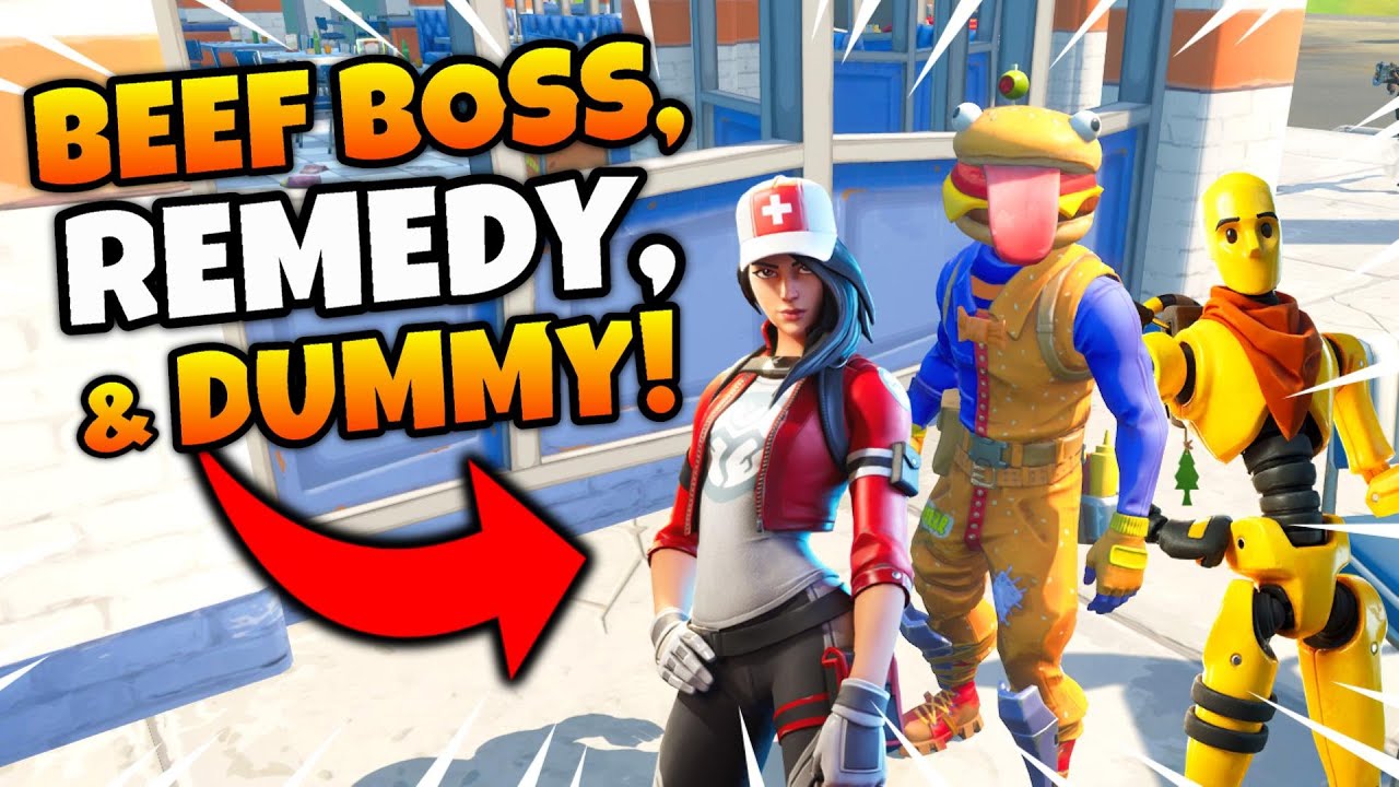 Fortnite BEEF BOSS, REMEDY, and DUMMY Locations! Talk with NPCs ...
