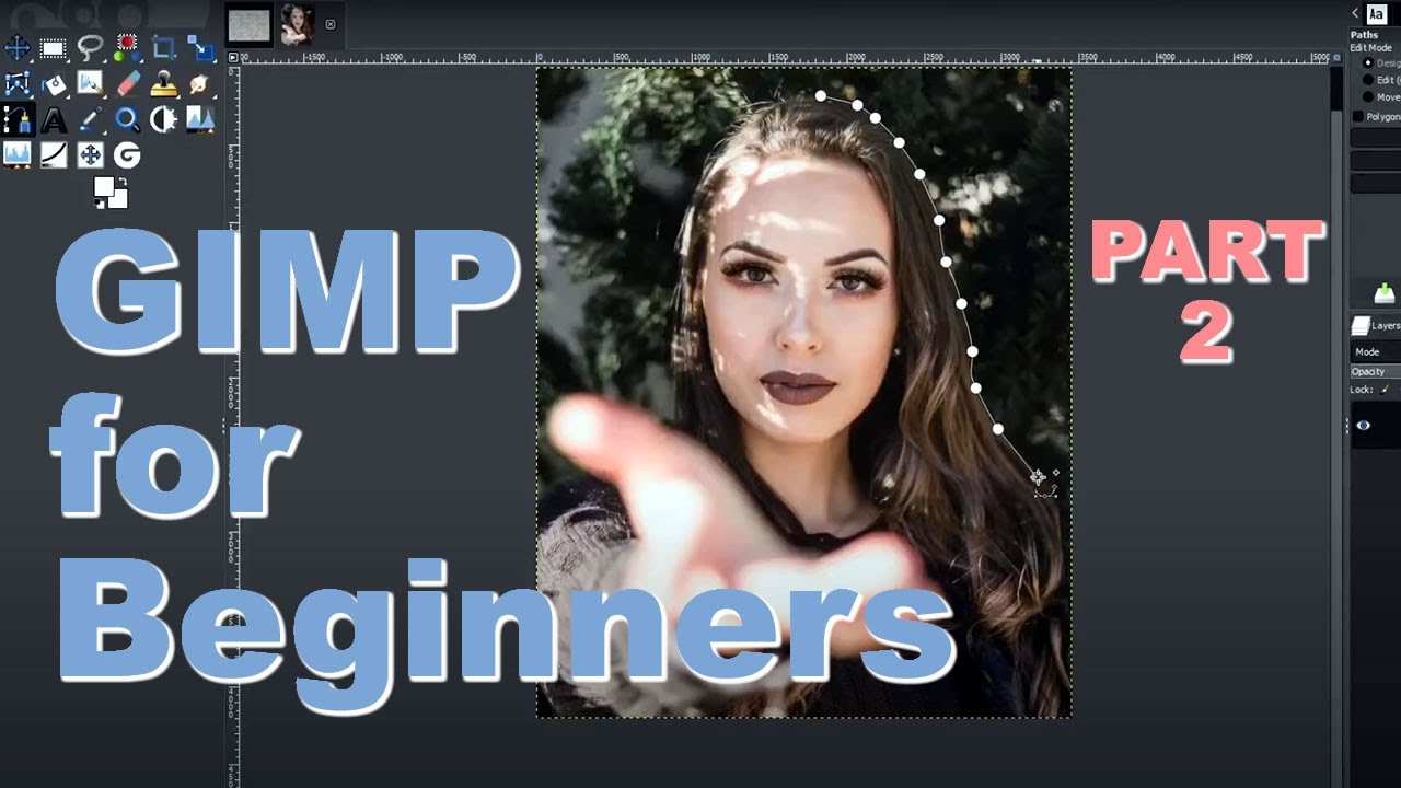 How to Use GIMP in 2025 -Beginner Tutorial! Part 2 #gimp #gimptutorial ...