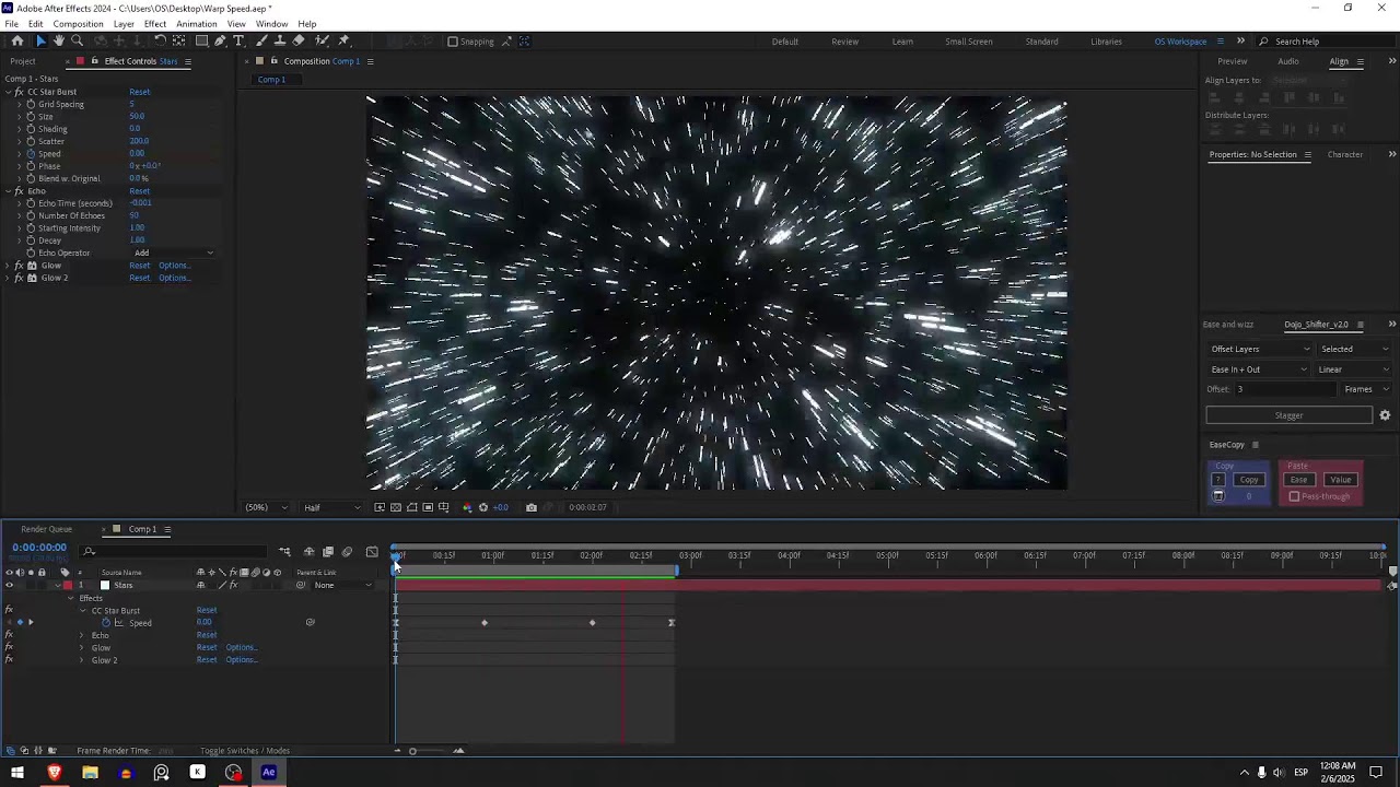 Warp Speed | 36/365 After Effects Tutorial - YouTube
