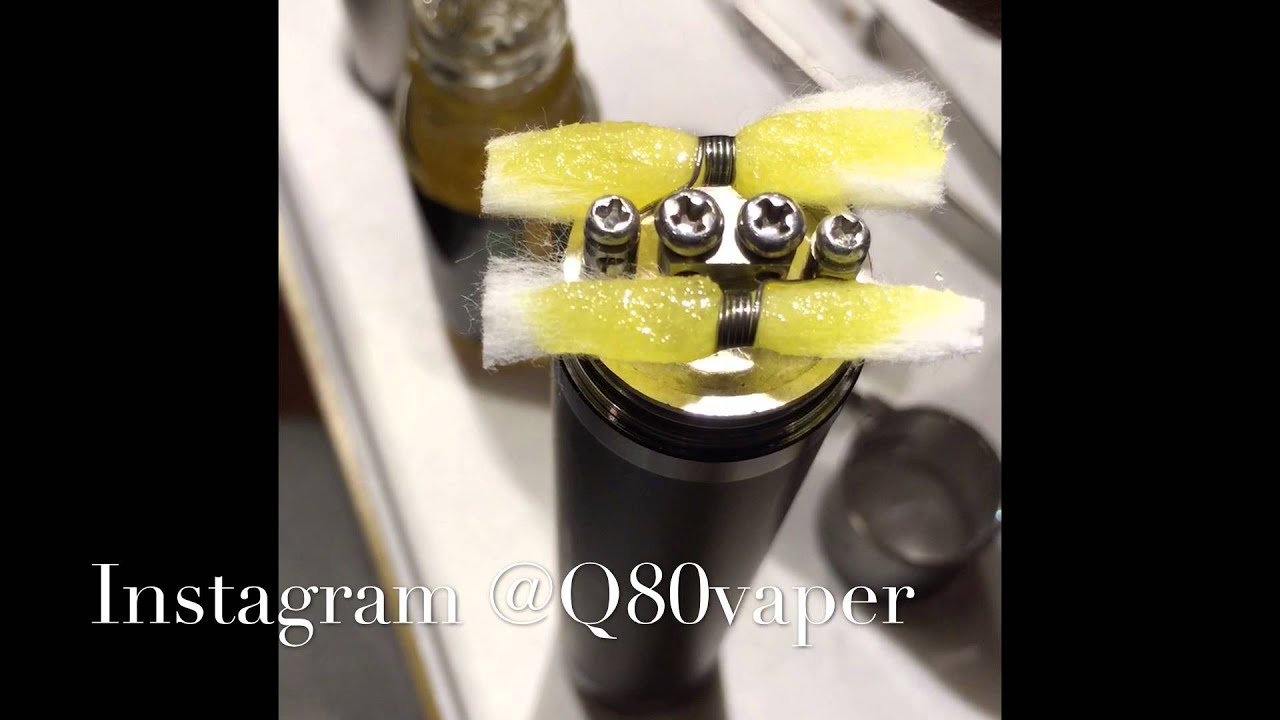 My method of wicking my RDA's wick-saturate-tuck and enjoy - YouTube
