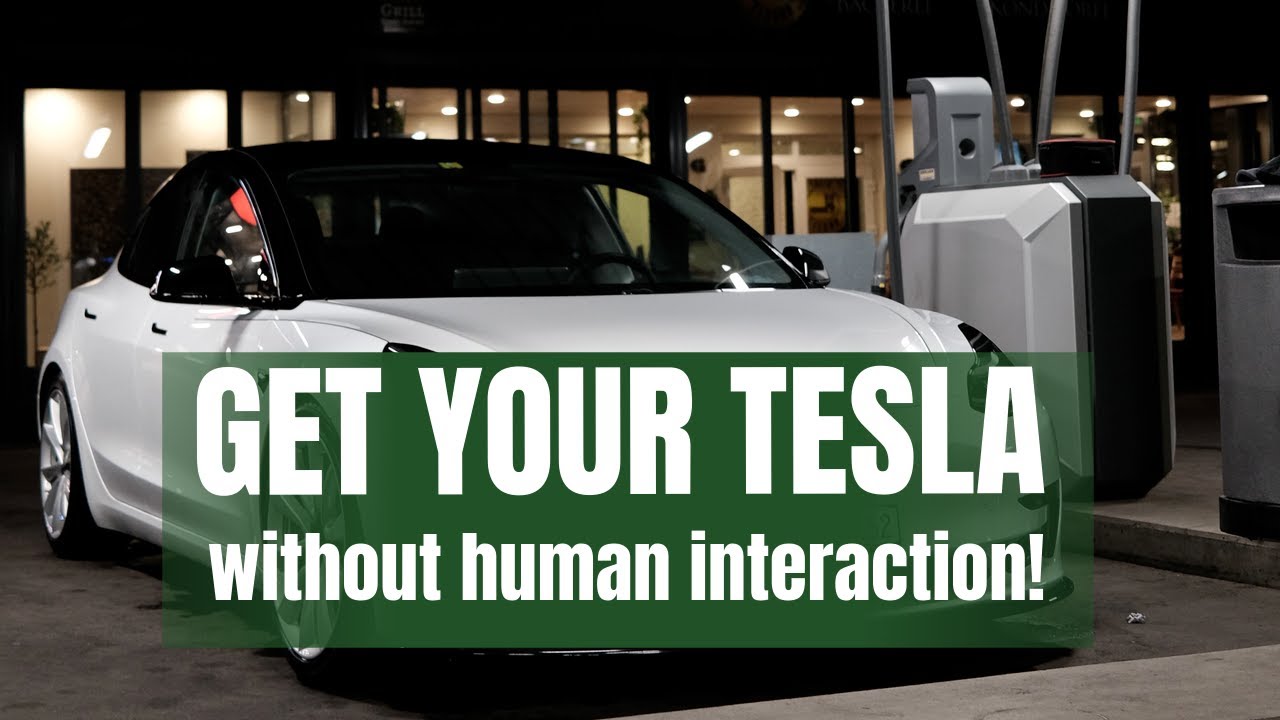 TESLA: Receive your Tesla without human interaction! - YouTube