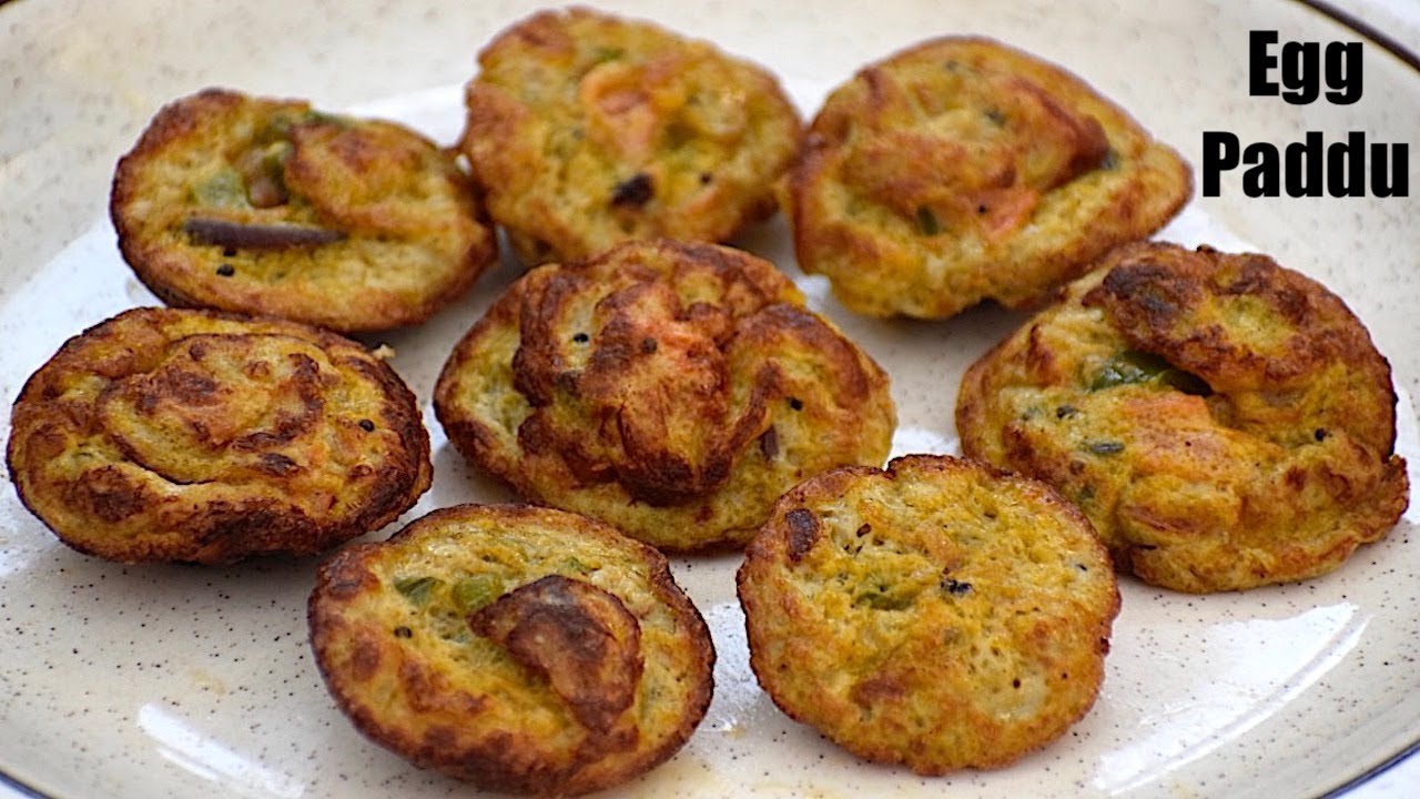 Egg paddu | Motte paddu | Egg Bites | breakfast in 5 minutes | Egg ...