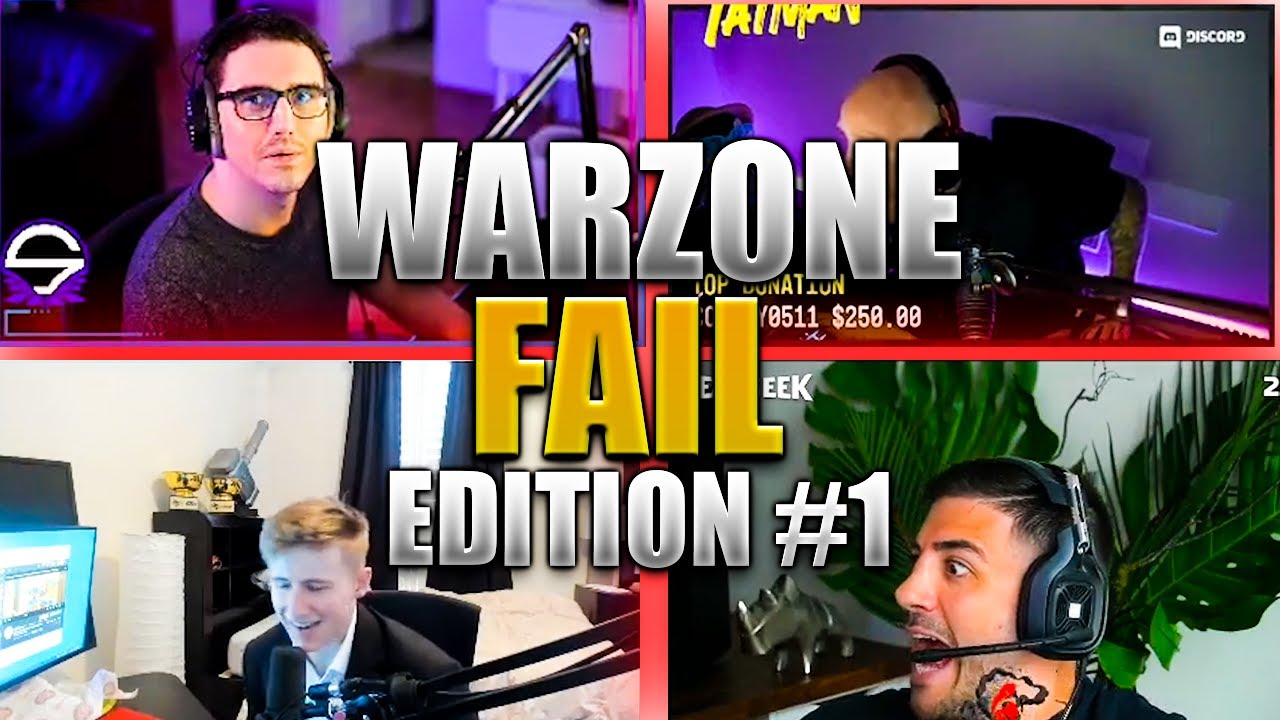 TOP Warzone FAIL Edition Compilation Moments #1 - YouTube