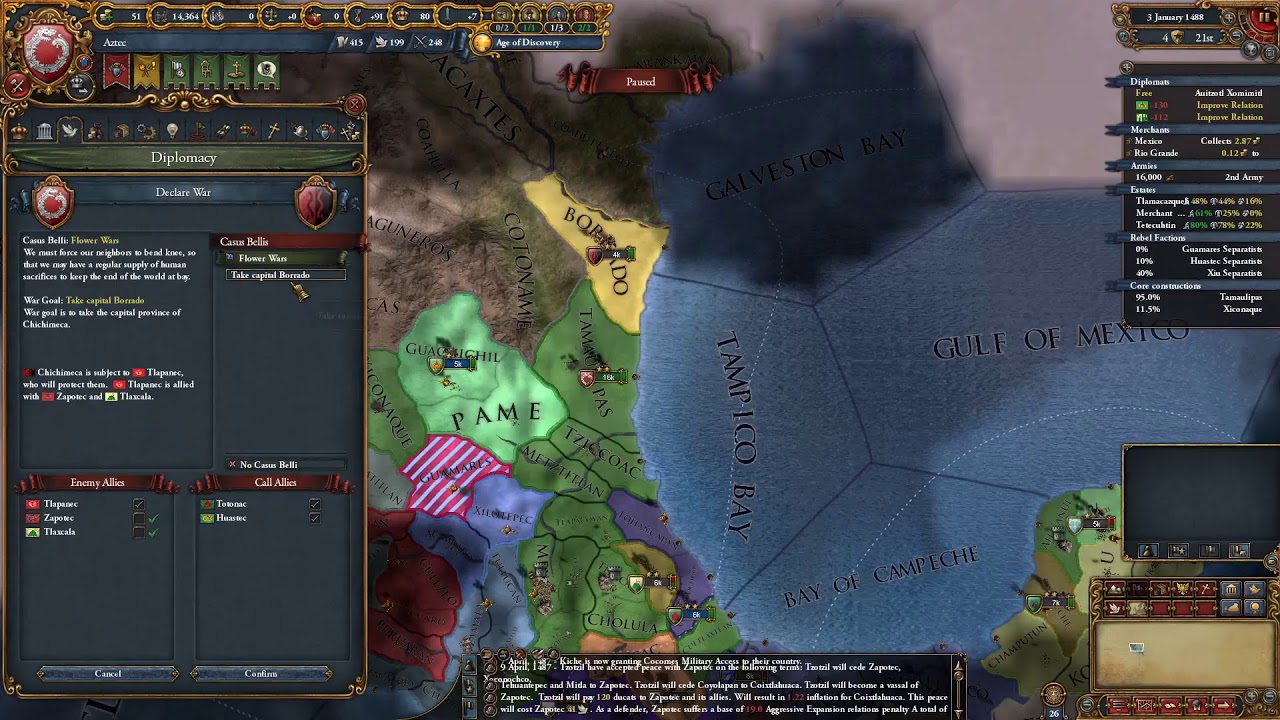 Eu4 / Aztec - Sunset Invasion - YouTube
